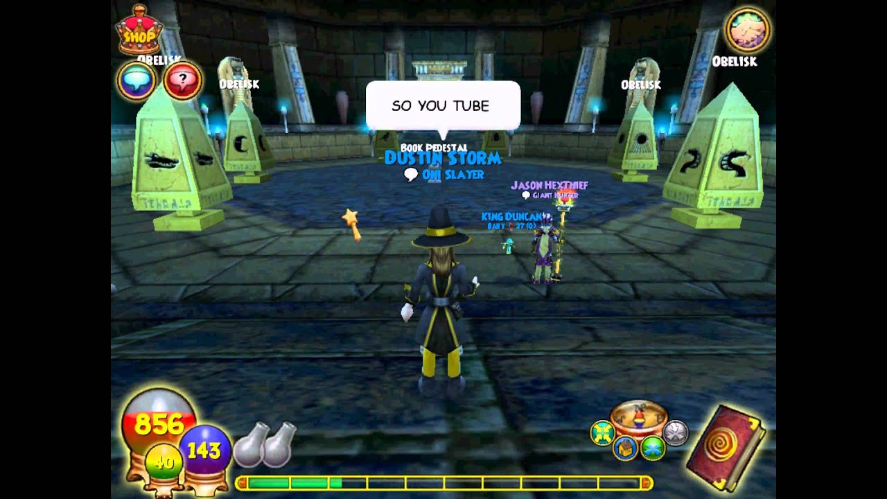 Wizard101 oka's chest - YouTube