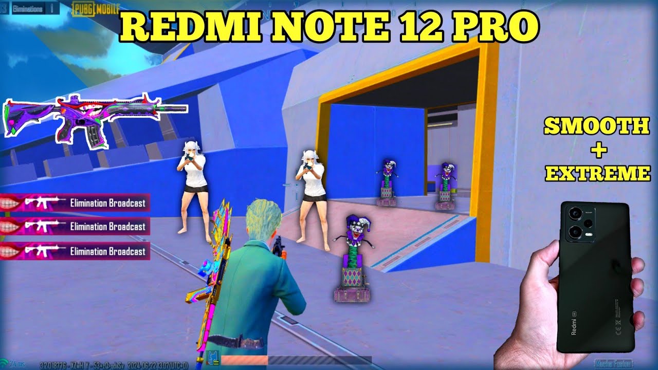 REDMI NOTE 12 PRO 5G 🔥 PUBG TEST | HyperOS 1.0.3.0😱 | SOLO VS SQUAD ...