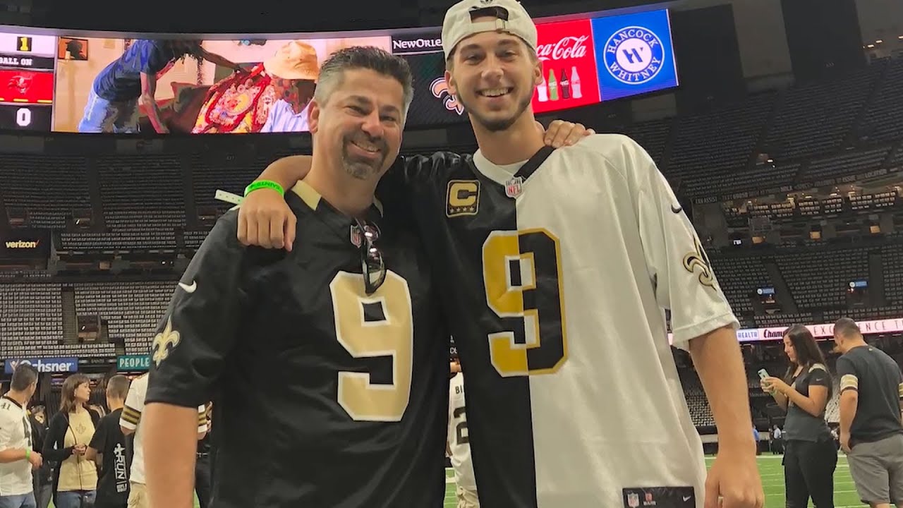 New Orleans announces Mike Bertrand as 2021 Saints Fan of Year - YouTube