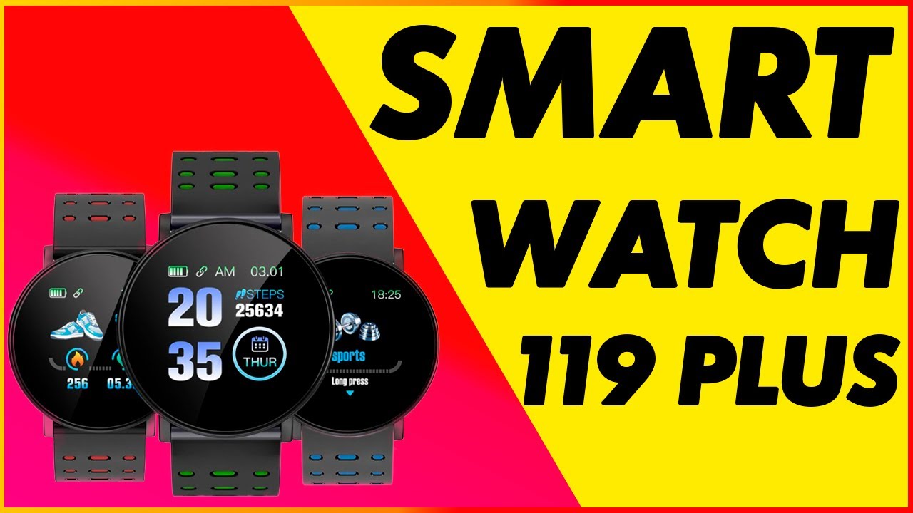 Smart Watch 119 PLUS BARATO de 5$ Unboxing e Review 2021 - YouTube