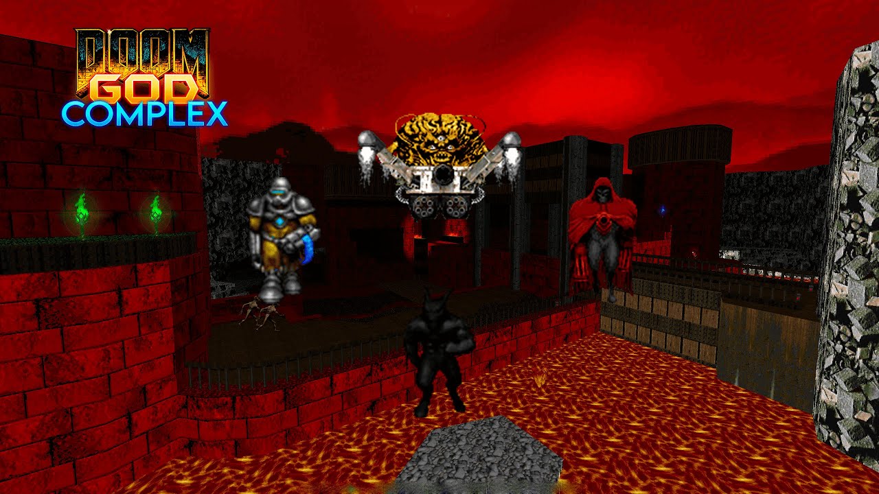 God Complex GzDoom Corruption Cards (1994TU.wad) 28 - 30 Map (Final ...