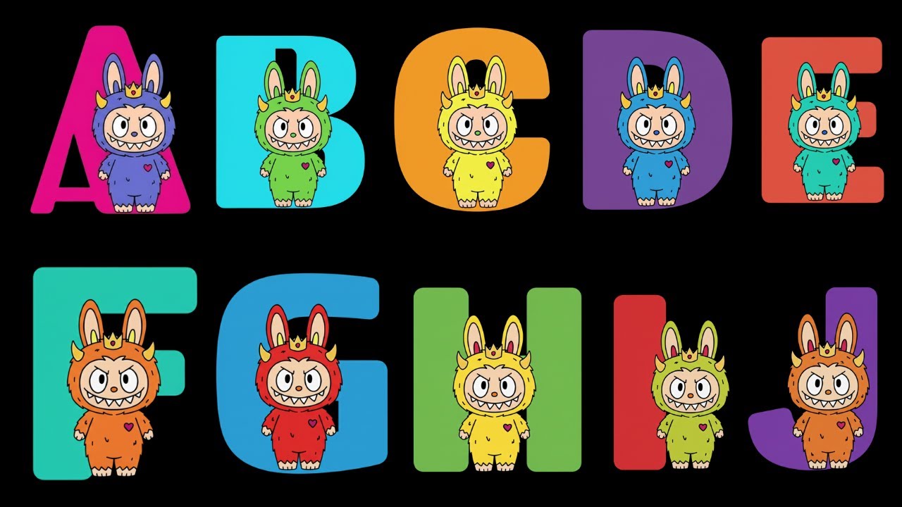 Labubu ABC Song | Cute Labubu Alphabet Learning for Kids| Abc Song ...