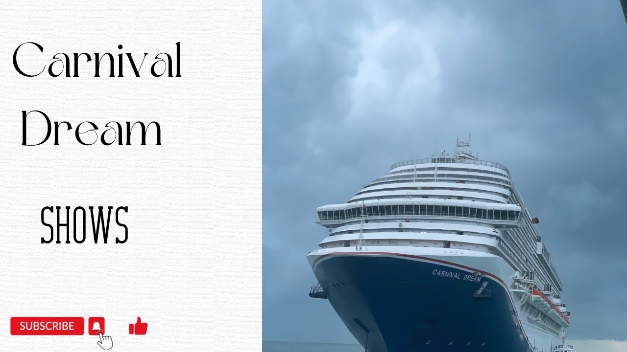Shows on the Carnival Dream - YouTube