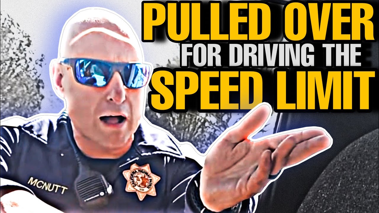 MAN GOES THE SPEED LIMIT - COP GOES ON A POWER TRIP! - YouTube