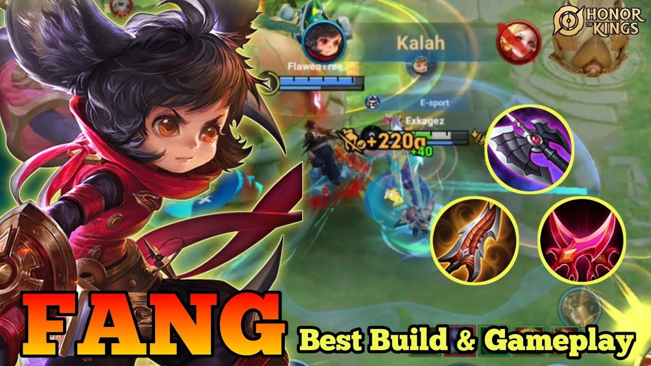 FANG HONOR OF KINGS | FANG BEST BUILD ARCANA & GAMEPLAY - YouTube