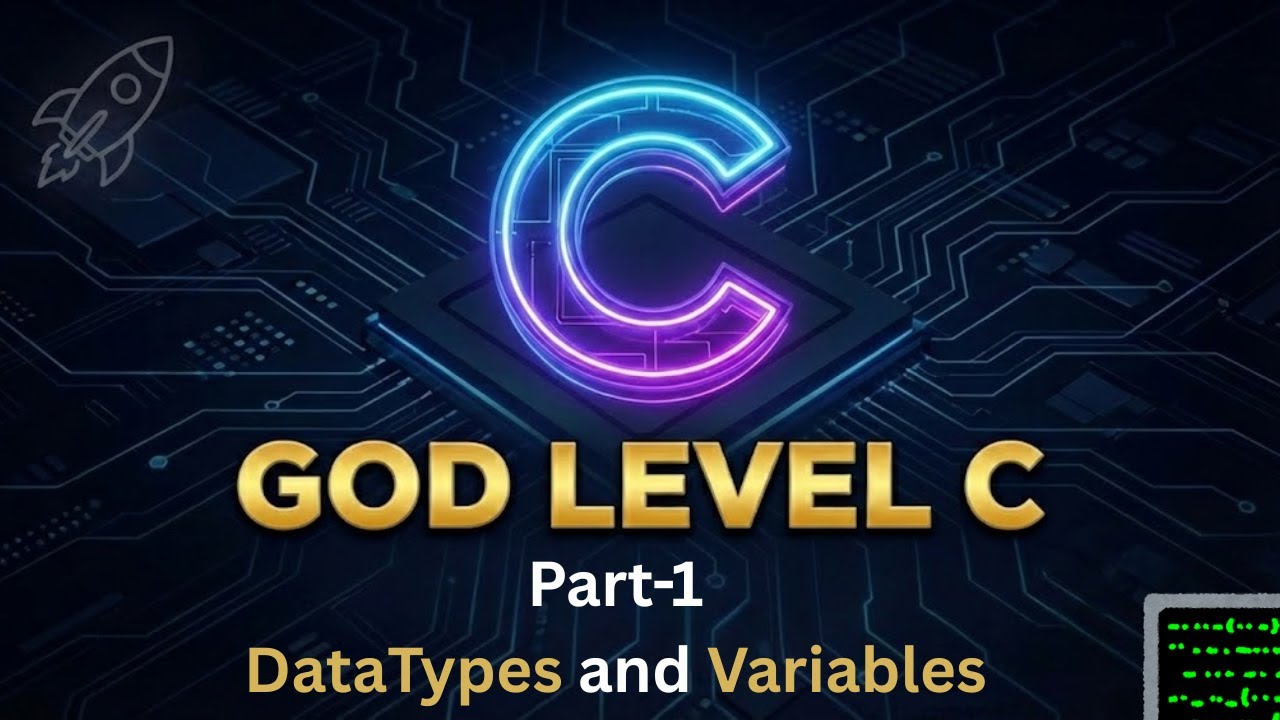 God Level C Programming EP3: Mastering Variables & Data Types (Part 1 ...