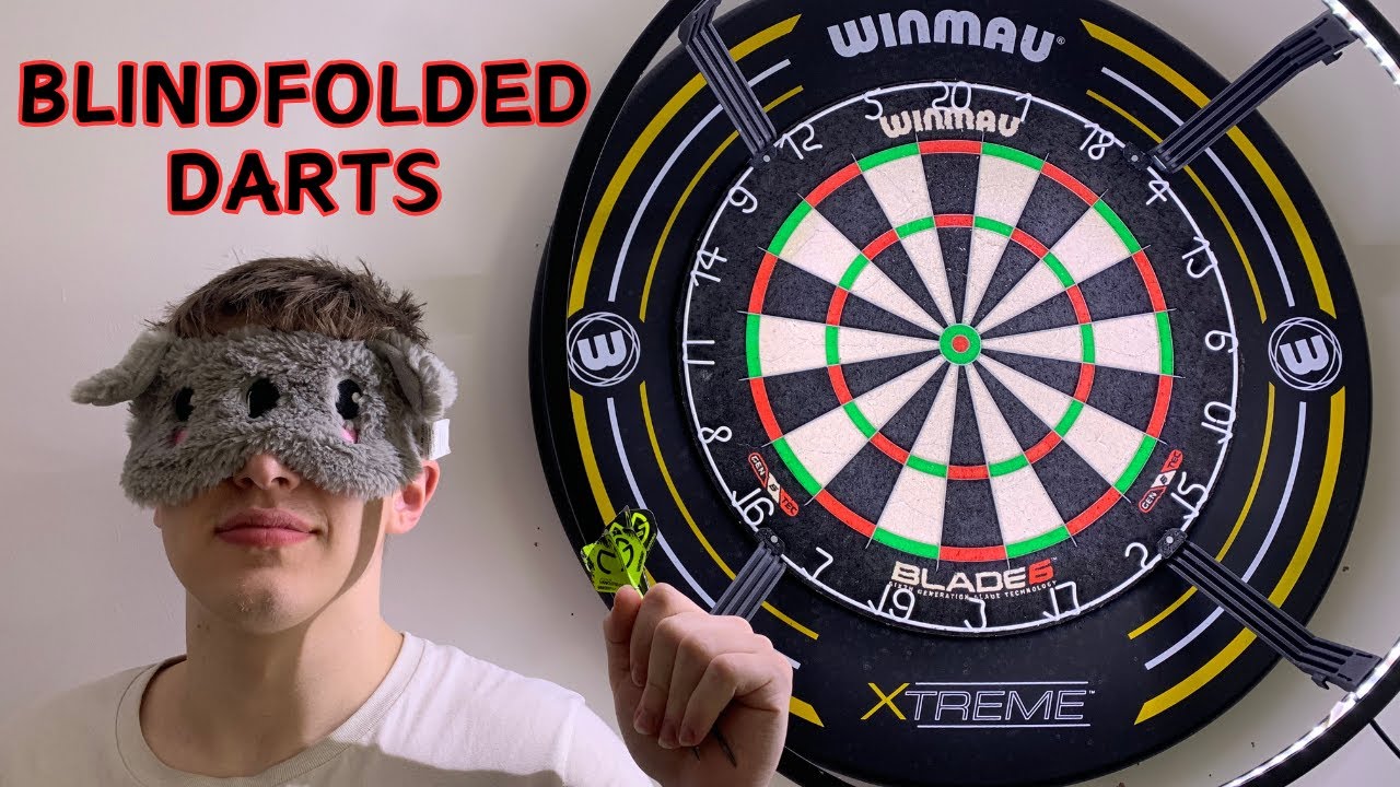 Blindfolded Darts Challenge! - YouTube