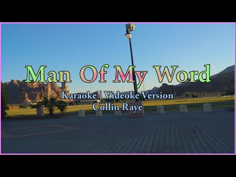 Man Of My Word Karaoke | Collin Raye | Country Karaoke
