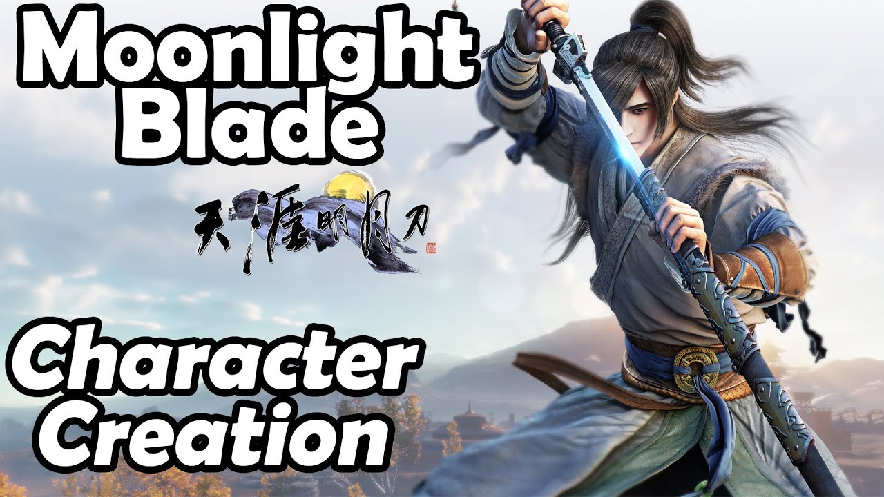 Moonlight Blade Online : Character Creation (Male) - YouTube