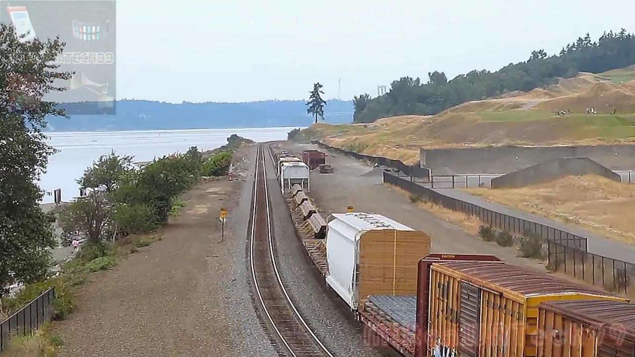 BNSF 7096 | Steilacoom, WA - July 13, 2014 - YouTube