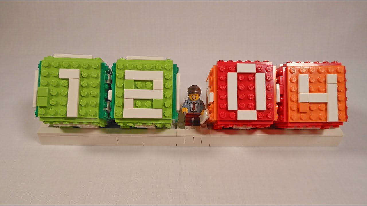 LEGO 40172 Iconic Brick Calendar From 2017 - YouTube