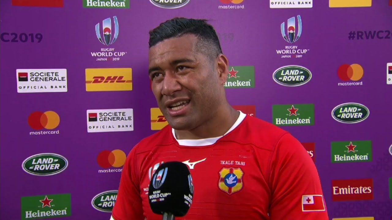Rugby World Cup | USA v Tonga | Post-match interview with Siale Piutau ...