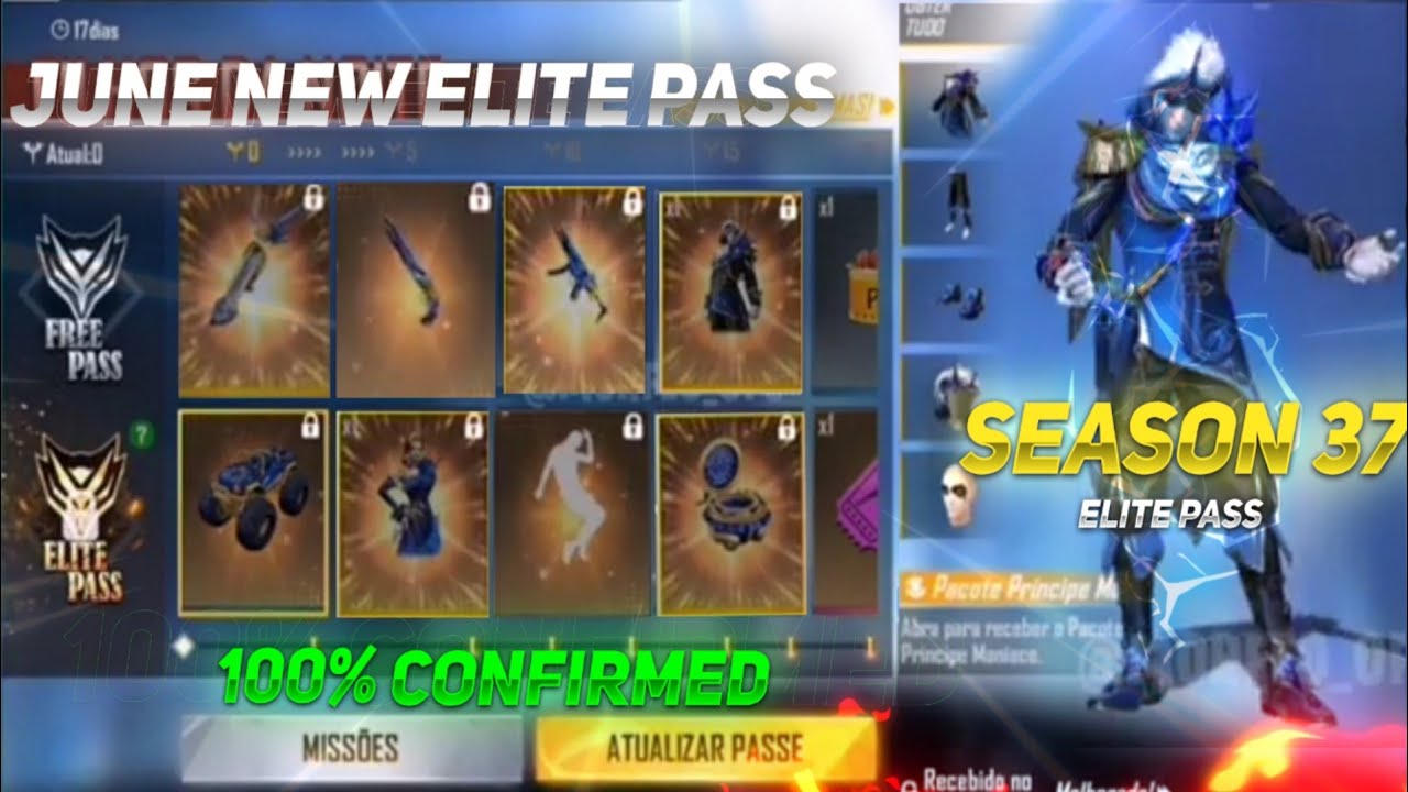 😊Season 37 Elite Pass || June Month Elite Pass of FF || Next Elite Pass ...