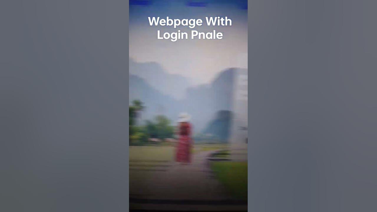Webpage With Login Panel Song Asmrcode Youtube