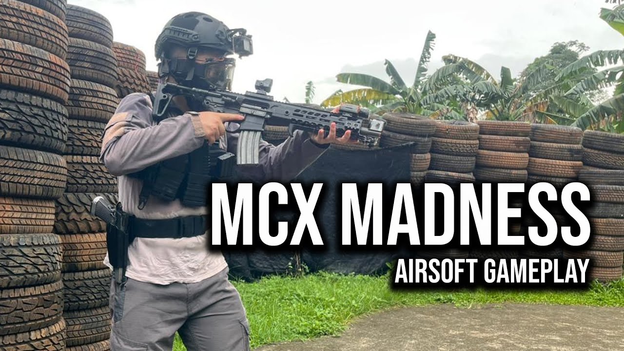 SIG MCX Virtus Madness! Airsoft in a Military Base - YouTube