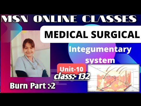 Burn classification || INTEGUMENTARY SYSTEM BURN PART:-2 CLASS 132|| # ...