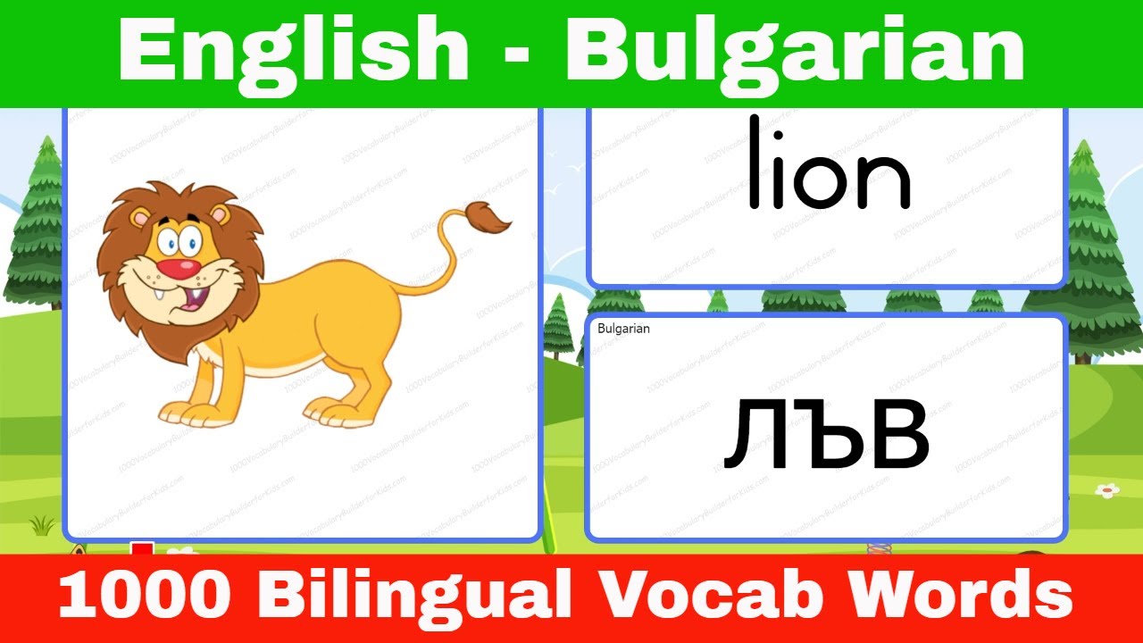 📌Learn English Bulgarian Vocabulary with Pictures for Beginners ...