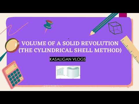 CYLINDRICAL SHELL METHOD-VOLUME OF A SOLID REVOLUTION - YouTube
