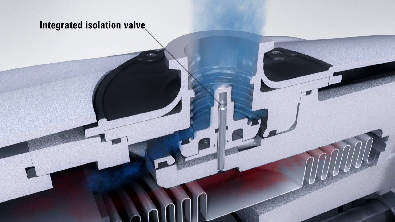 Agilent IDP Dry Scroll Pump - Inlet Isolation Valve - YouTube