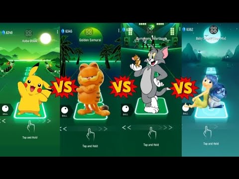 Battle dance : Pikachu🎶Garfield🎶Tom and Jerry 🎶Inside out | Who is best ...