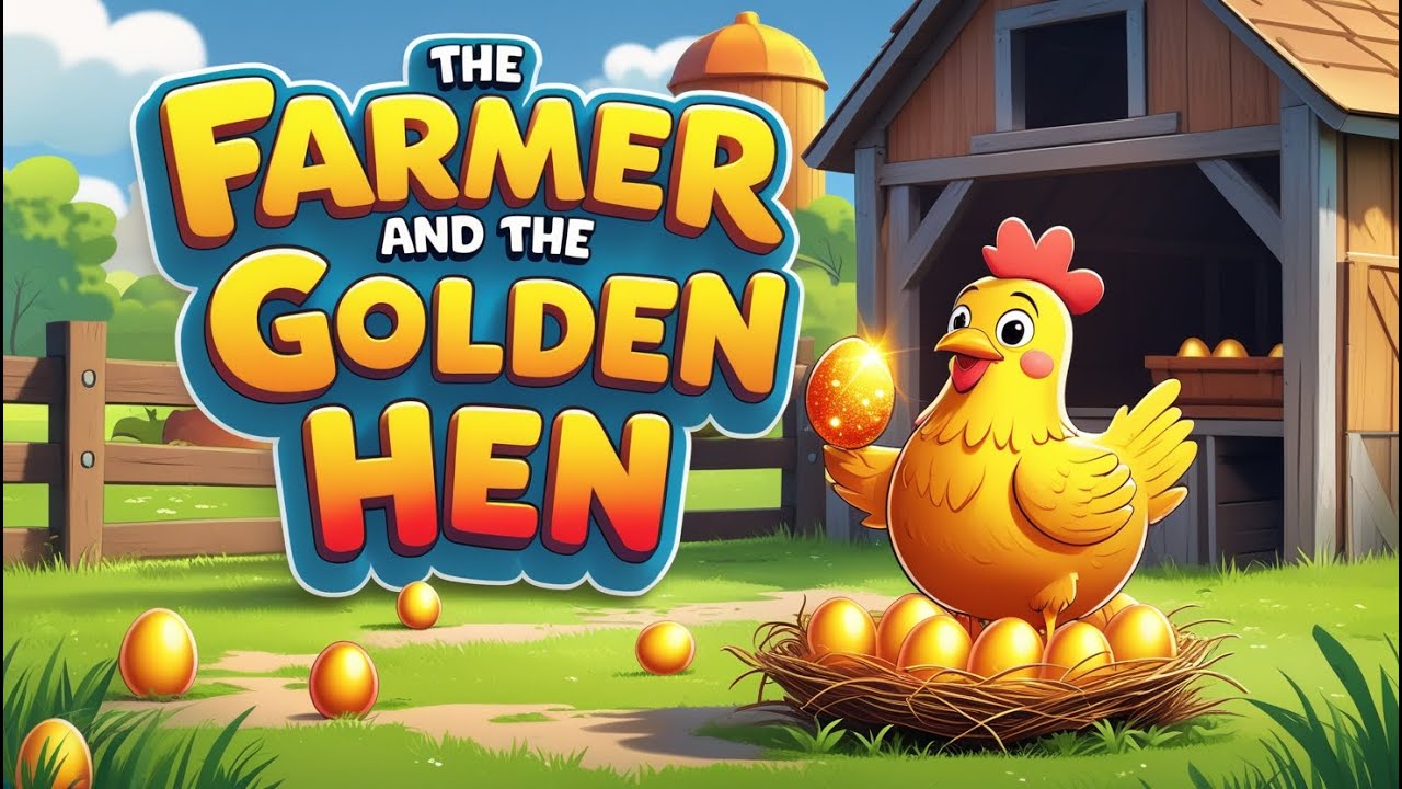 The Farmer and the Golden Hen 🐓 | Fun Cartoon Moral Story for Kids 🌟 ...