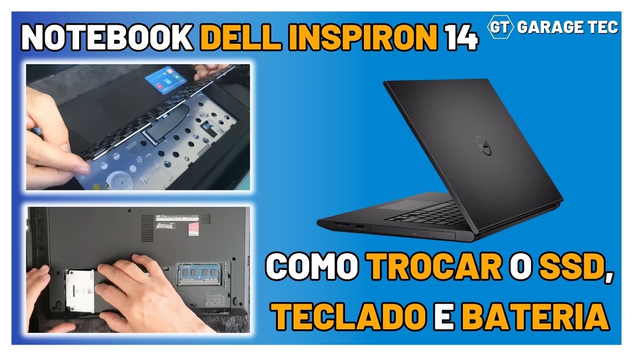 Notebook Dell Inspiron i14-3442-A30 Como trocar o SSD Como trocar o ...