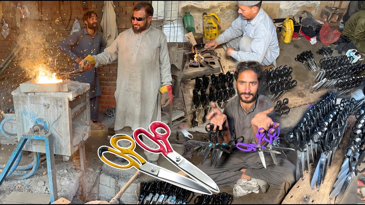 Amazing Manufacturing Process of Metal Scissors Mass Production | Metal ...