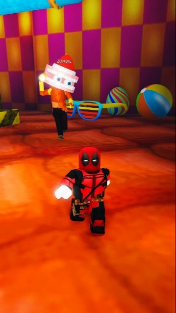 DEADPOOL escape AMAZING CIRCUS PRISON RUN #roblox #shorts - YouTube