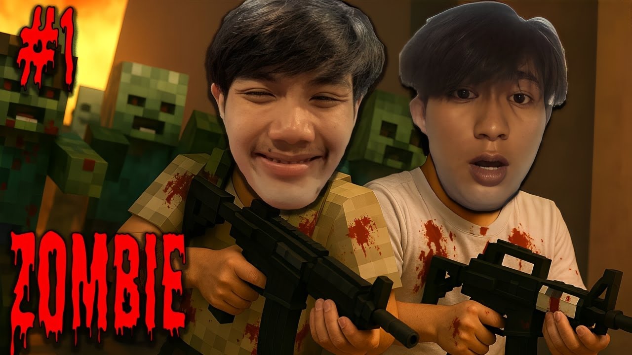 Minecraft zombie เมื่อคนทั้งโลกกลายเป็นซอมบี้ EP1 - YouTube