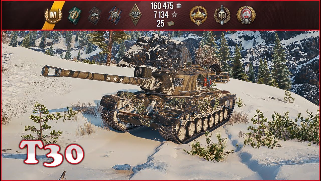 T30 - World of Tanks UZ Gaming - YouTube