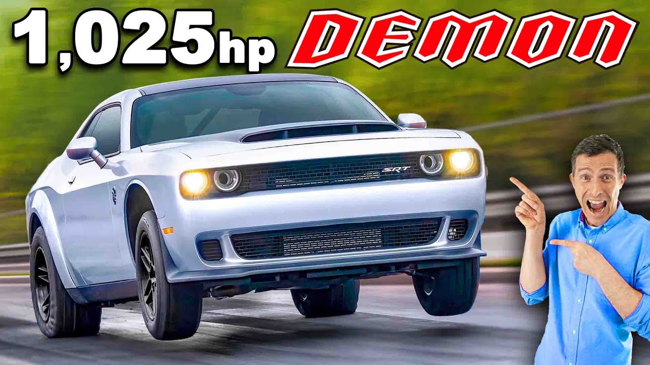 Nuevo Dodge Demon de 1,025 hp: ¡acelera de 0 a 100km/h en 1.66 segundos ...