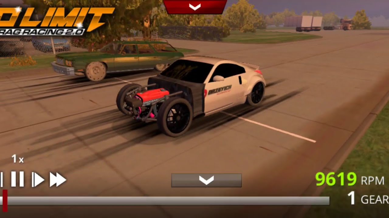 No limit drag racing 2.0 tune Fastest 350z on 23s no bar vs Donk Wagon ...