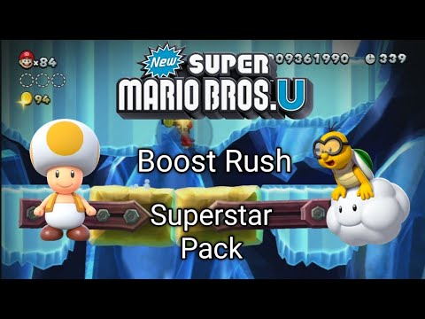 New Super Mario Bros. U - Boost Rush - Superstar Pack - YouTube