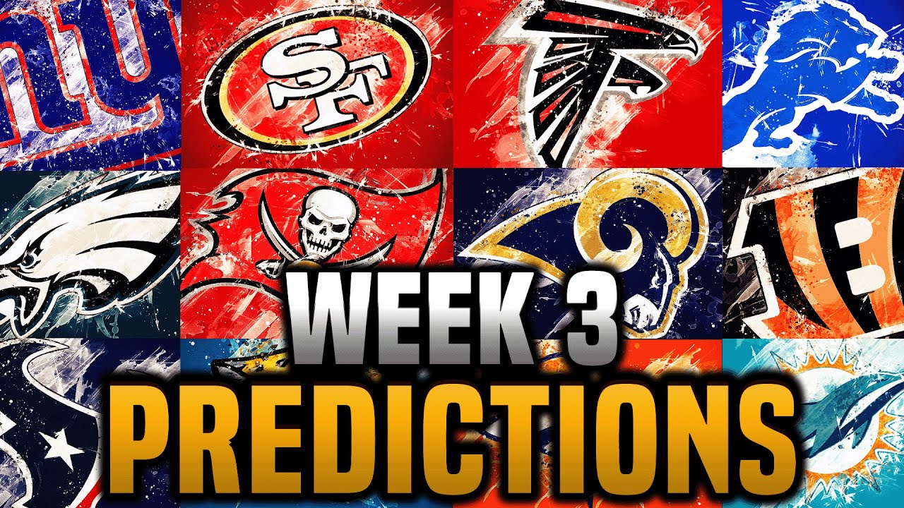 NFL Week 3 Predictions & Bets - YouTube