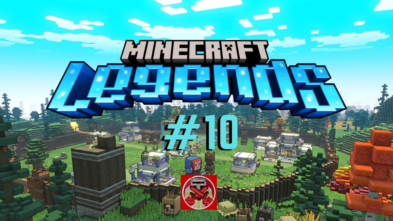 Minecraft Legends Ep 10: Breaking through The Unbreakable Piglin (Boss ...