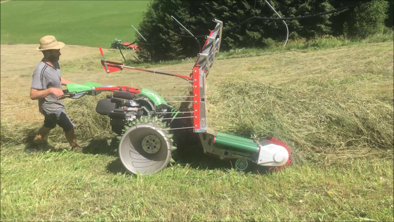 Rapid Multitwister bei der Heuernte in Südtirol - YouTube