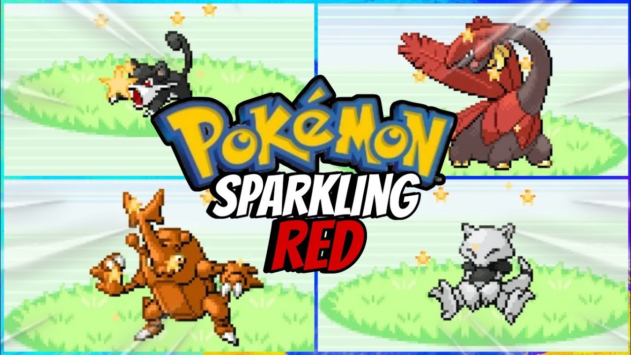 NUEVO Pokémon Sparkling Red Hack Rom GBA Con +350 Nuevos Shiny, Nuevo ...