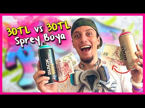 30TL vs 30TL Sprey Boya ile Graffiti