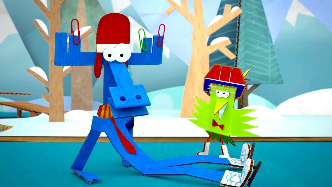 Paper Tales 🌳 Episode 64: Color of winter ⛄ NEW EPISODE 💚 Moolt Kids Toons Happy Bear - YouTube