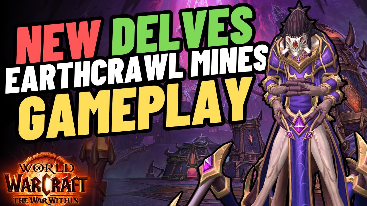 New Delves Dungeon: Earthcrawl Mines - Gameplay Walkthrough | World of ...
