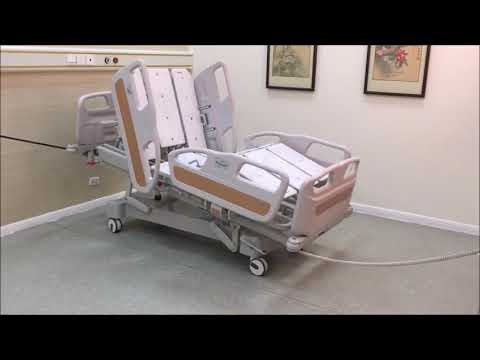 5 Function Lateral Rotation Hospital Bed - YouTube