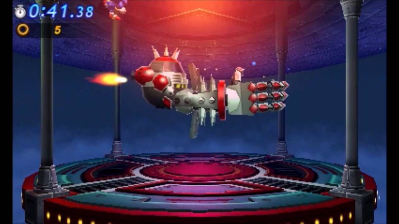 Sonic Generations (3DS) Boss 2 - Big Arm - YouTube