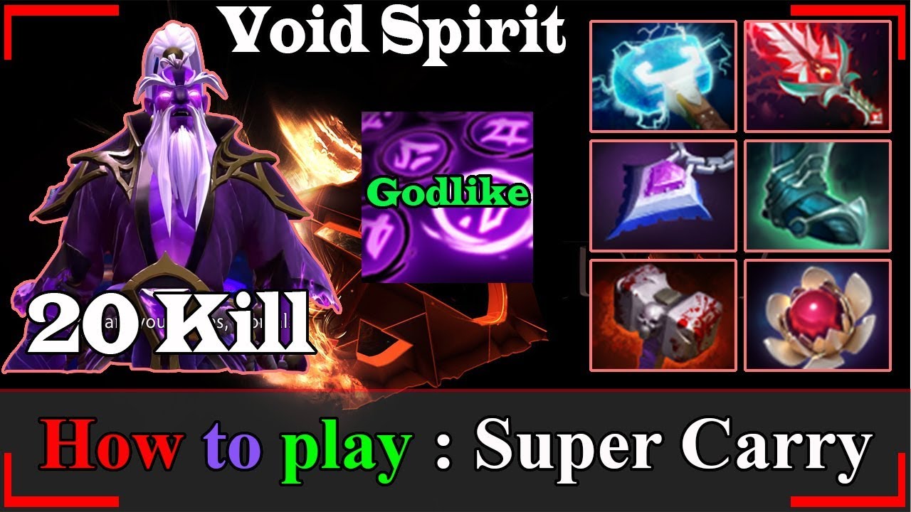 VOID SPIRIT GAMEPLAY GODLIKE GAMEPLAY 20 KILL | [Void Spirit] Top Pro ...