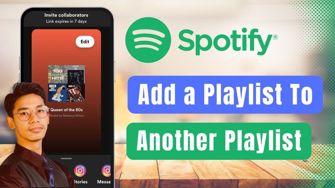 How to Add a Playlist to Another Playlist on Spotify ! - YouTube