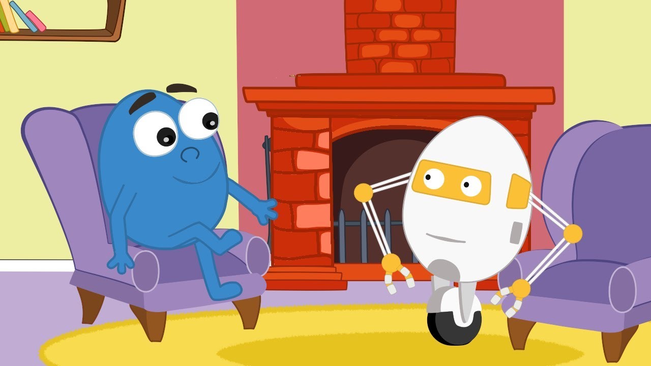 Eggs Family ROBOT Unchained Episodes Cartoon IRL Animations Finger ...