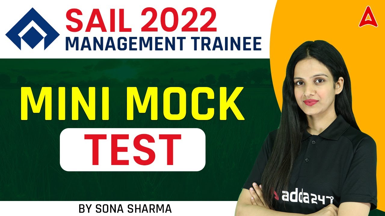Sail Management Trainee | Reasoning | Mini Mock Test by sona sharma ...