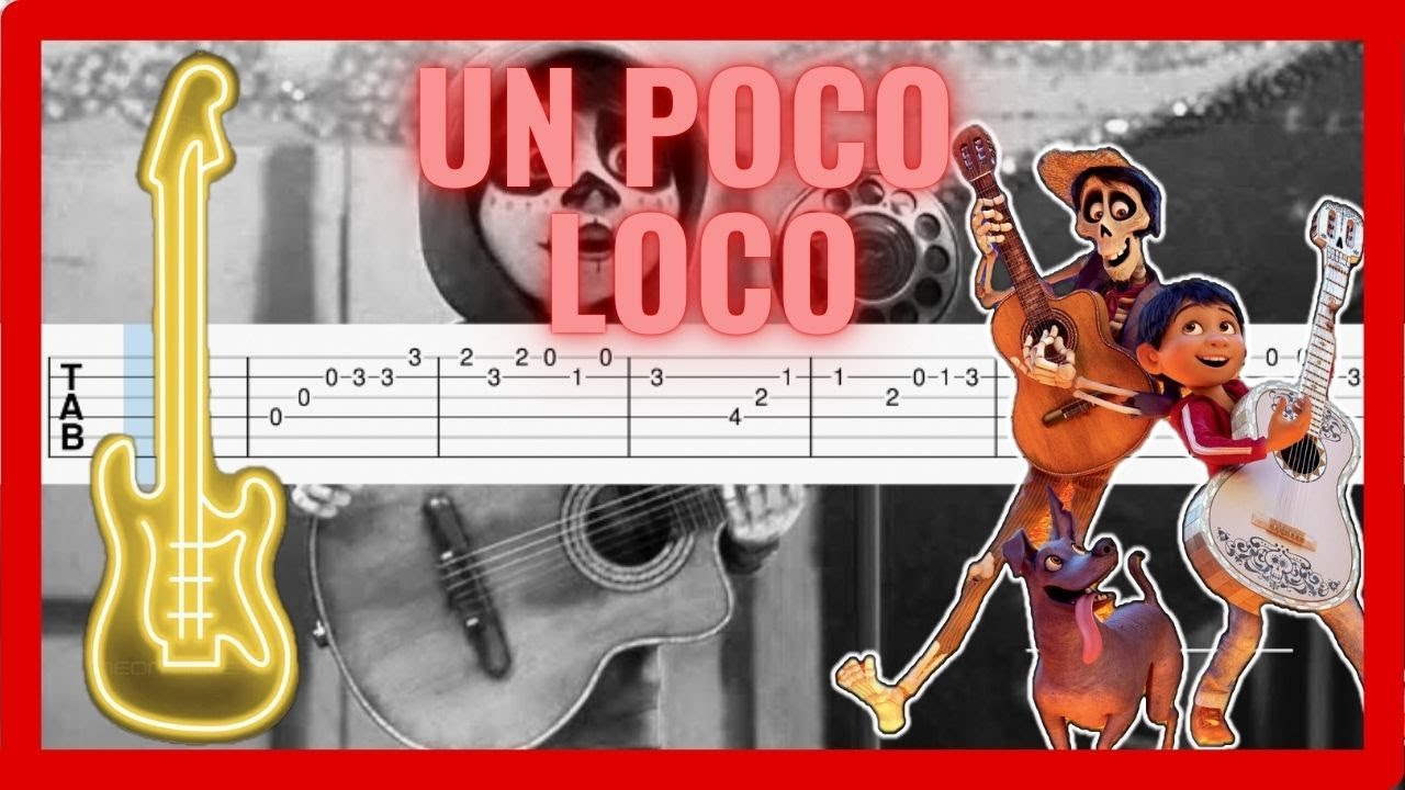 Coco - Un Poco Loco | Easy Guitar Tab Tutorial + PDF Download 🎸 - YouTube