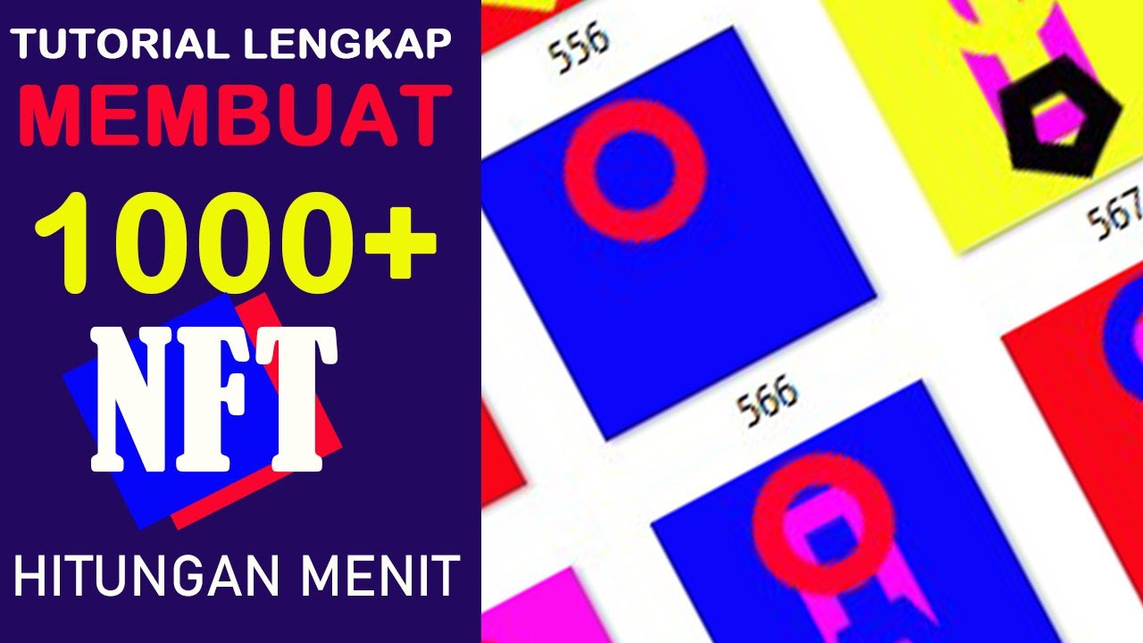 CARA MEMBUAT 1000 GAMBAR NFT DALAM HITUNGAN MENIT DENGAN PROGRAM CODING ...