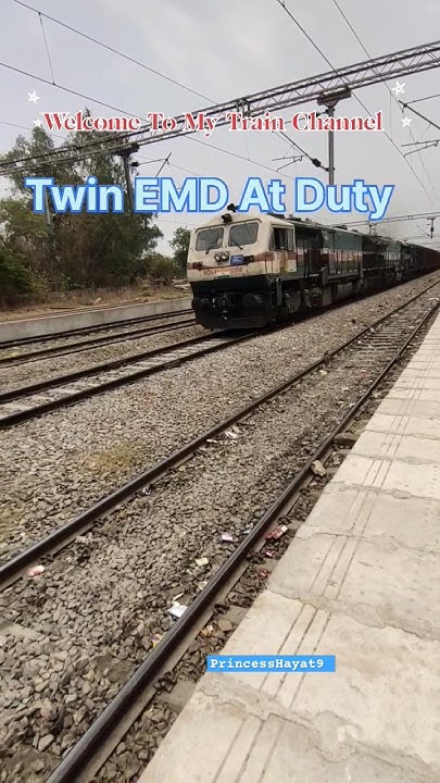 Goods train 🚂 : Twin WDG 4 Sound-Smoke | Indian Railways #wdg4 #goodstrain #indianrailways # ...