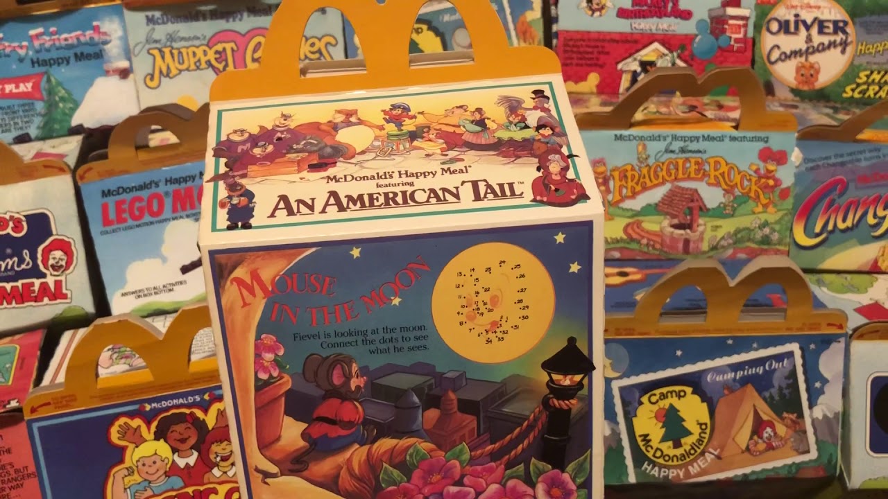 McDonald’s Happy Meal “An American Tale” (1986) Box - YouTube